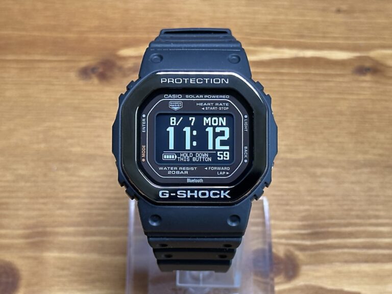 DW-H5600MB-1JRレビュー！心拍数や睡眠計測ができるG-SHOCKスマートウォッチ | シキログ